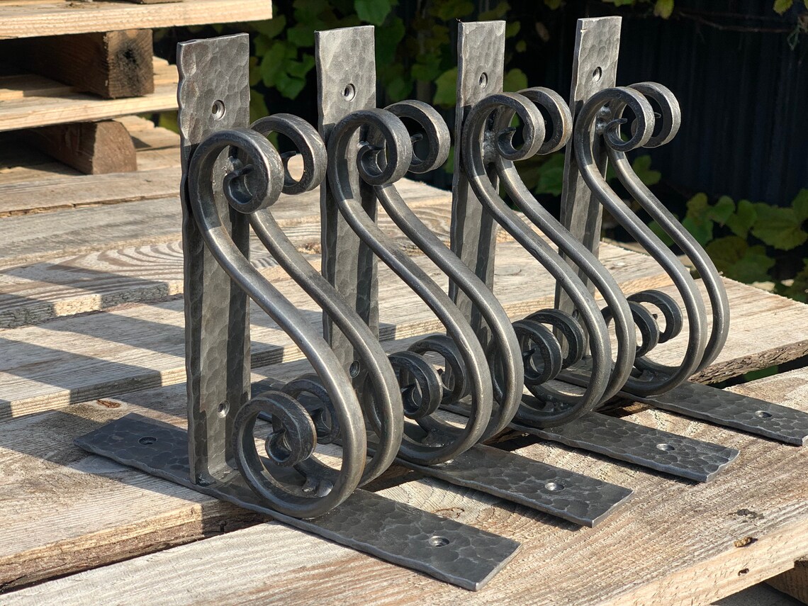 Set of Four Shelf Brackets. Shelves Storage. | Etsy