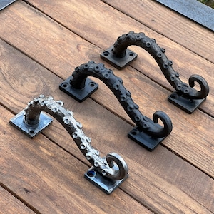 Set of Two 6” Octopus Drawer Pulls. Tentacle Drawer Pull. Drawer Knobs ...