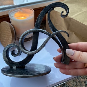 Wrought Iron Letter A. Iron Home Decor. - Etsy