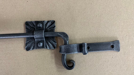 Wrought Iron Door Latch 100% Hand Forged Door Hardware Door - Etsy