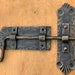 Wrought Iron Door Latch, 100% Hand Forged, Door Hardware, Door ...