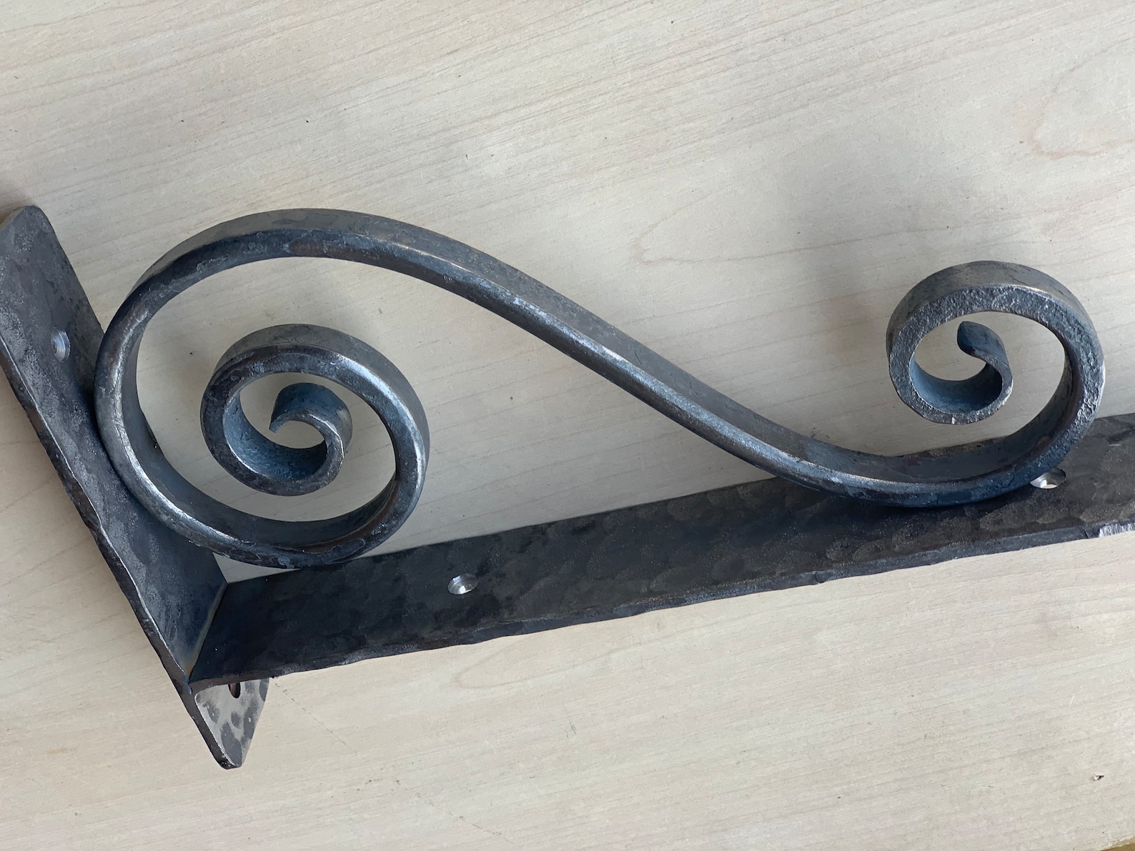 Hand Forged Metal Shelf Bracket. Shelves Storage. - Etsy