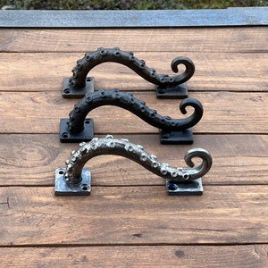 Set of Two 6” Octopus Drawer Pulls. Tentacle Drawer Pull. Drawer Knobs ...