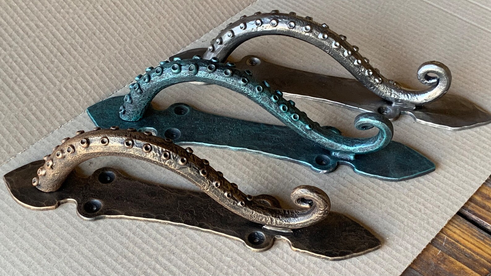 Wrought Iron Octopus Door Handle. Kraken Door Pull. Barn Door - Etsy