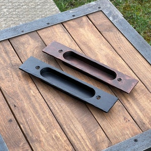Sliding Door Handle. Recessed Finger Handle. Sliding Barn Door Pulls ...