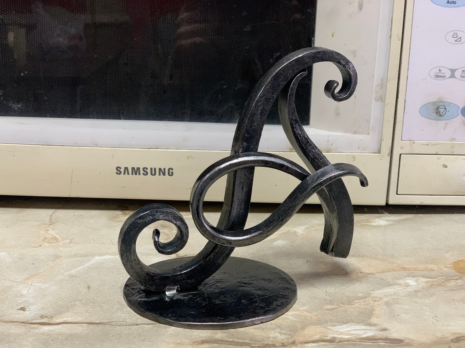 Wrought Iron Letter A. Iron Home Decor. - Etsy