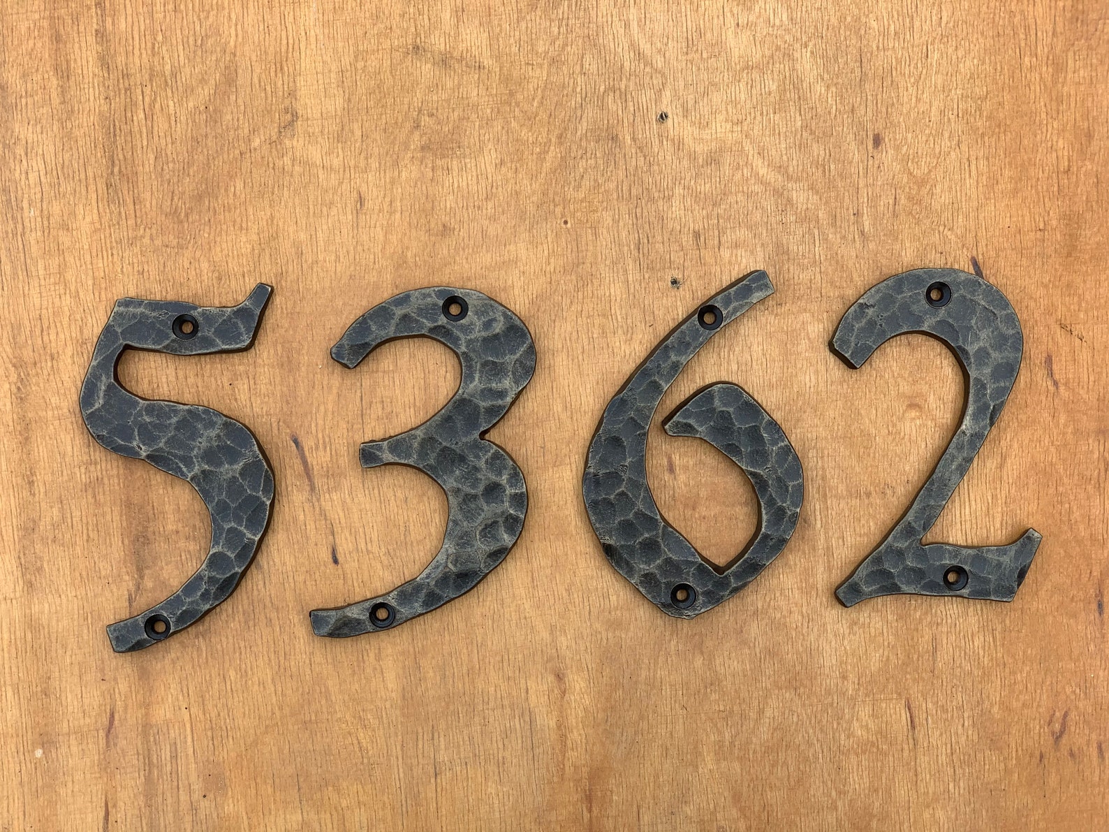 Iron Numbers Metal House Numbers Numbers and Letters - Etsy