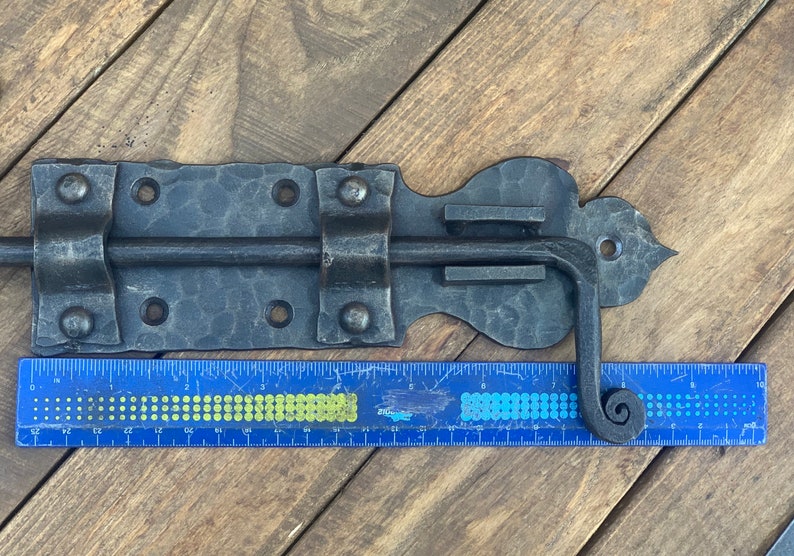 Wrought Iron Door Latch 100% Hand Forged Door Hardware Door | Etsy