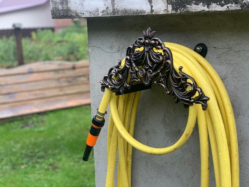 Garden Hose Holder. Garden Decor. - Etsy