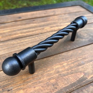 Mid Century Drawer Pull. Hand Forged Modern Industrial Drawer Pull ...