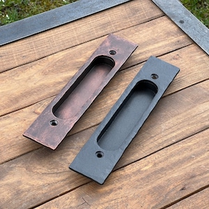 Sliding Door Handle. Recessed Finger Handle. Sliding Barn Door Pulls ...