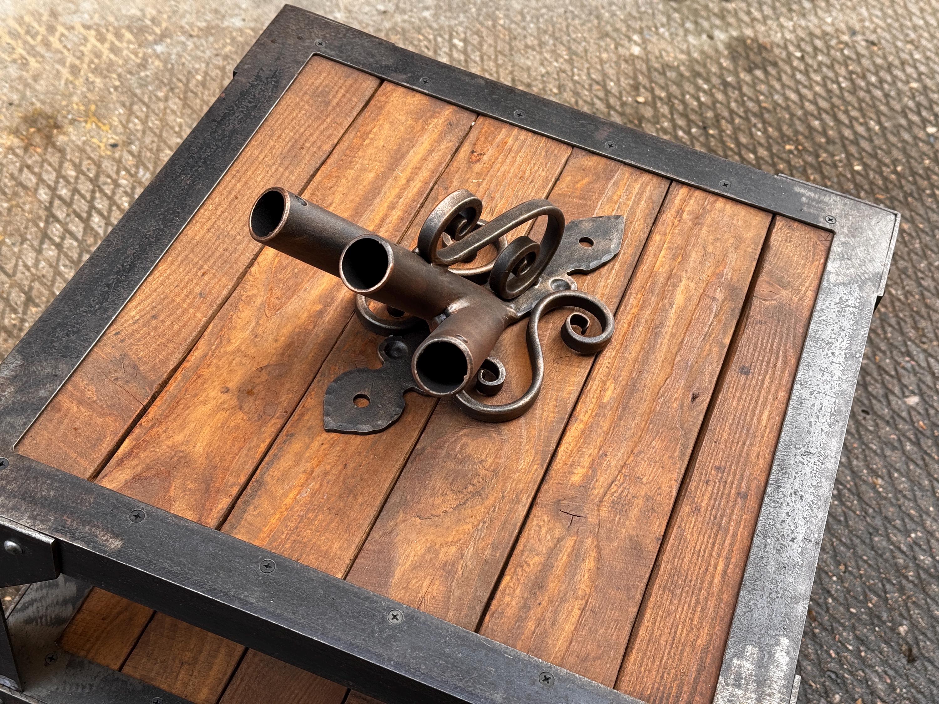 New Model. Triple Wrought Iron Flag Holder. Flag Pole Holder. Wall Flag ...