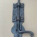 Wrought Iron Door Latch 100% Hand Forged Door Hardware Door - Etsy
