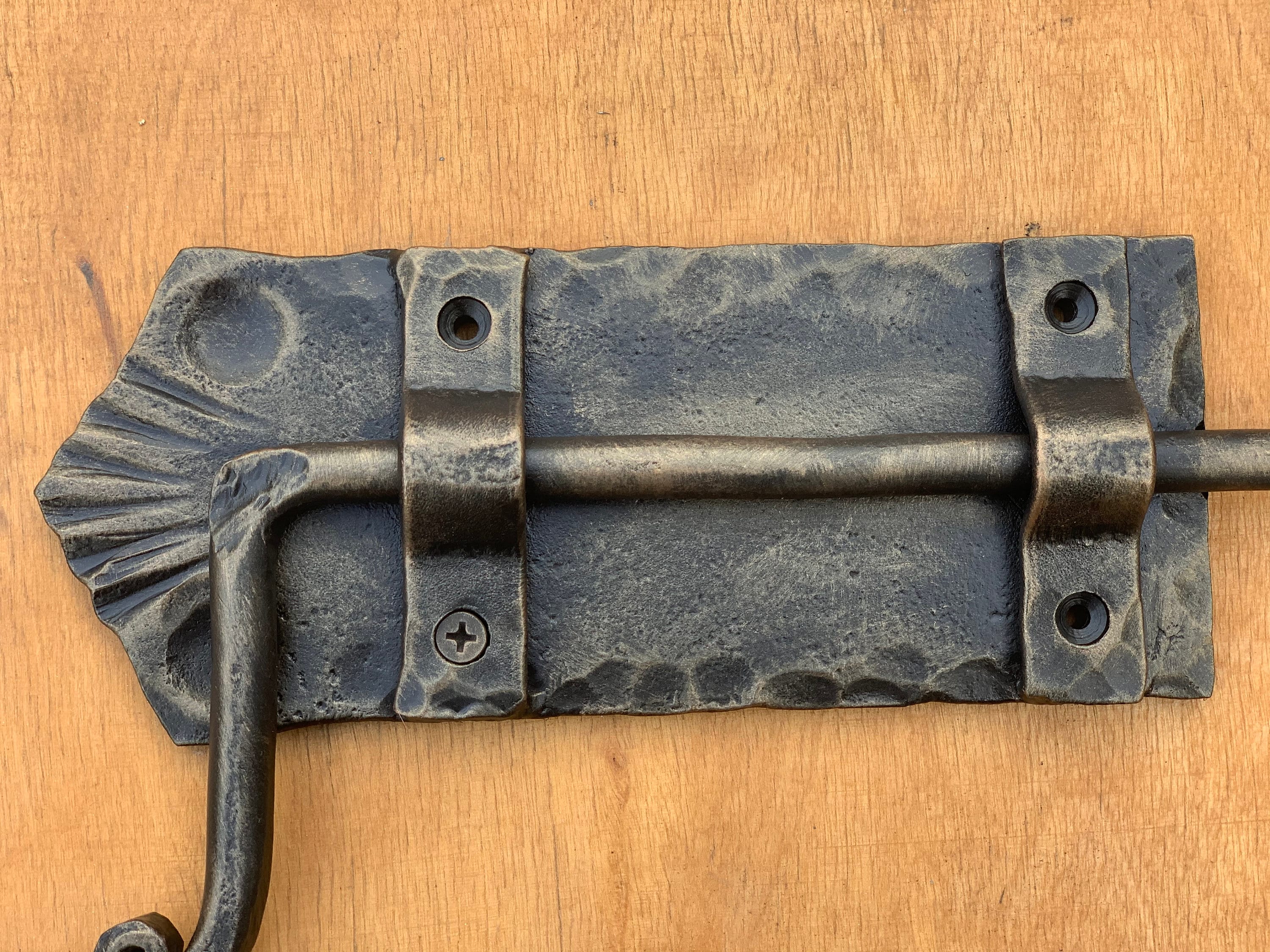Wrought Iron Door Latch 100% Hand Forged Door Hardware Door | Etsy
