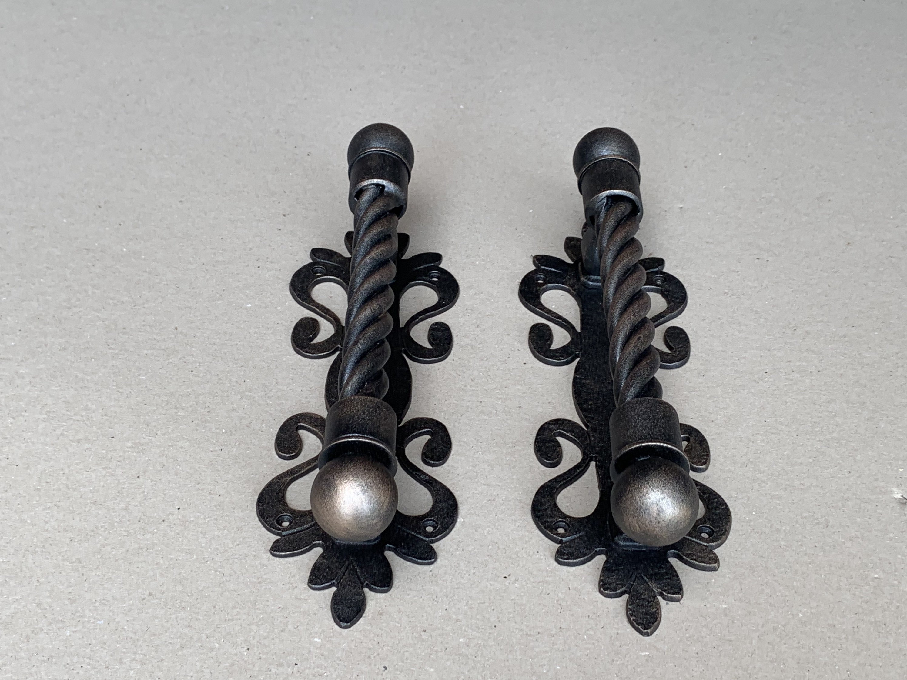 New Model. Massive Iron Door Handle. Rustic Door Decor. Farmhouse Door ...