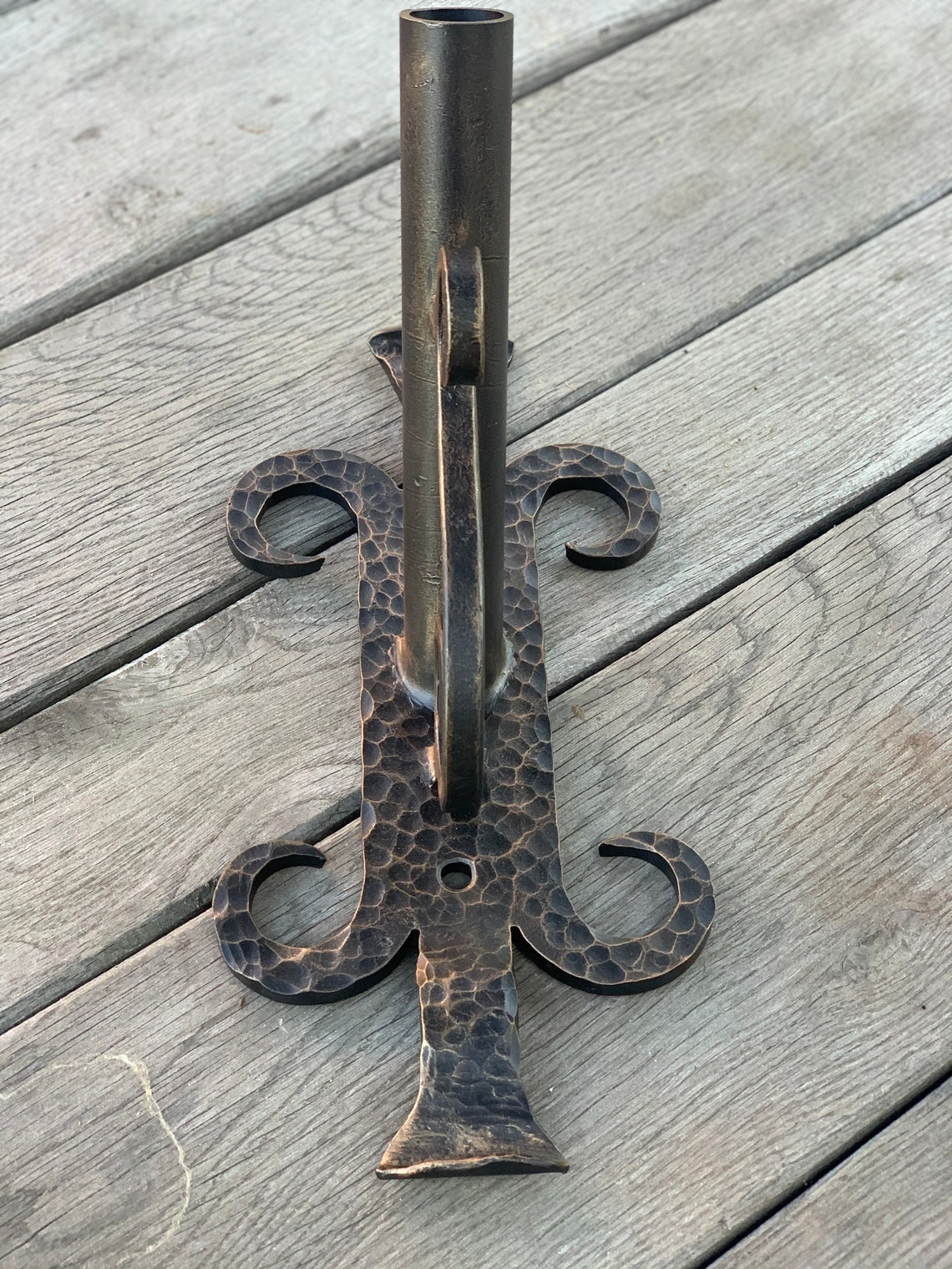 Wrought Iron Flag Holder / Flag Pole Holder / Wall Flag Holder - Etsy