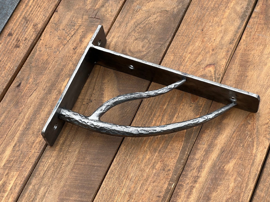 Hand Forged Metal Shelf Bracket. Shelves Storage. - Etsy
