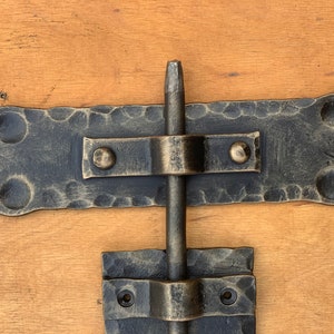 Wrought Iron Door Latch, 100% Hand Forged, Door Hardware, Door ...