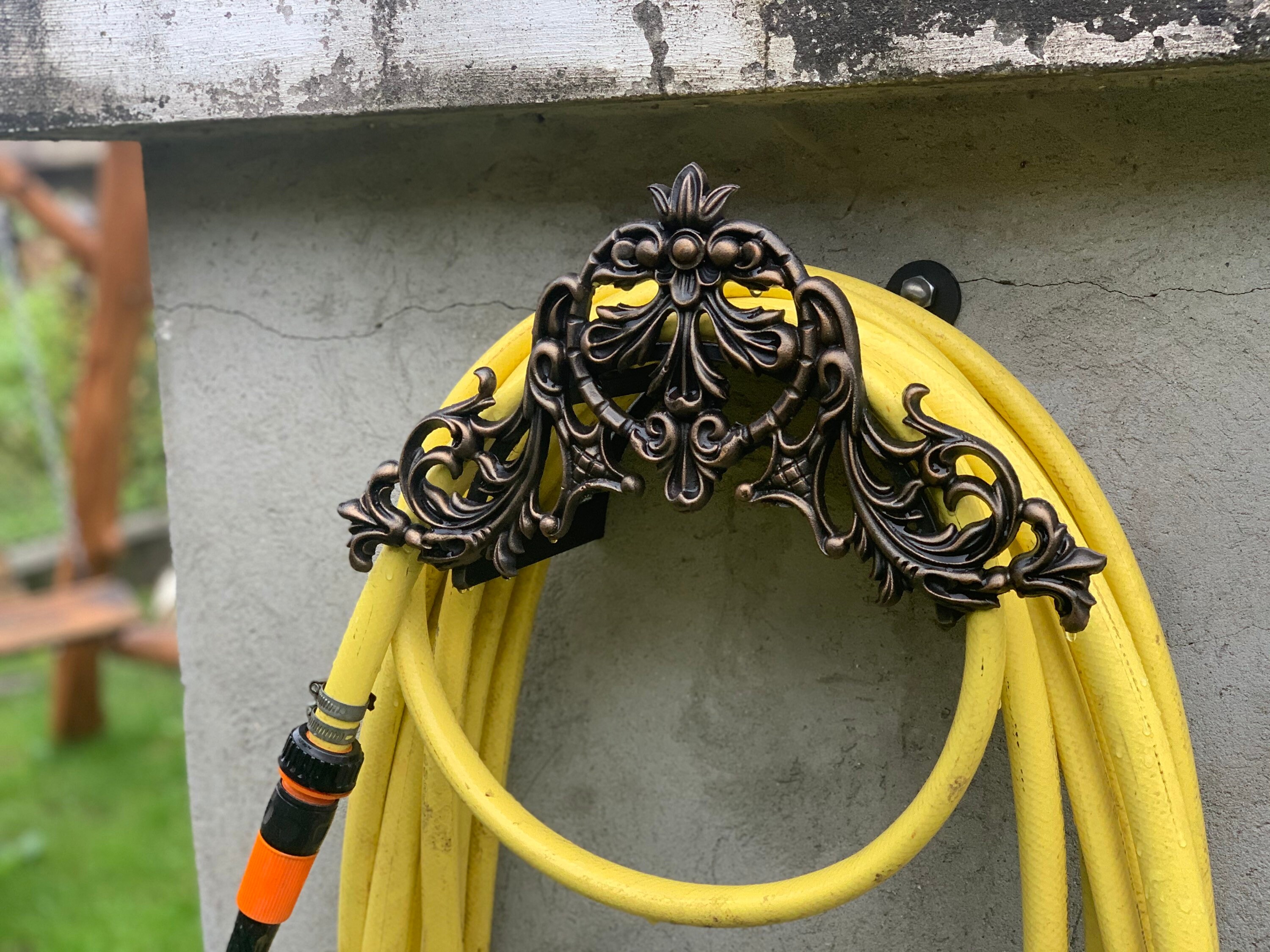 Garden Hose Holder. Garden Decor. - Etsy