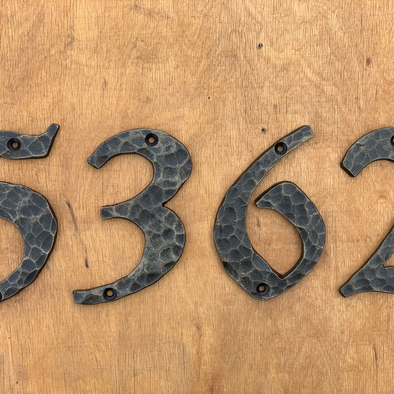 Metal House Numbers - Etsy