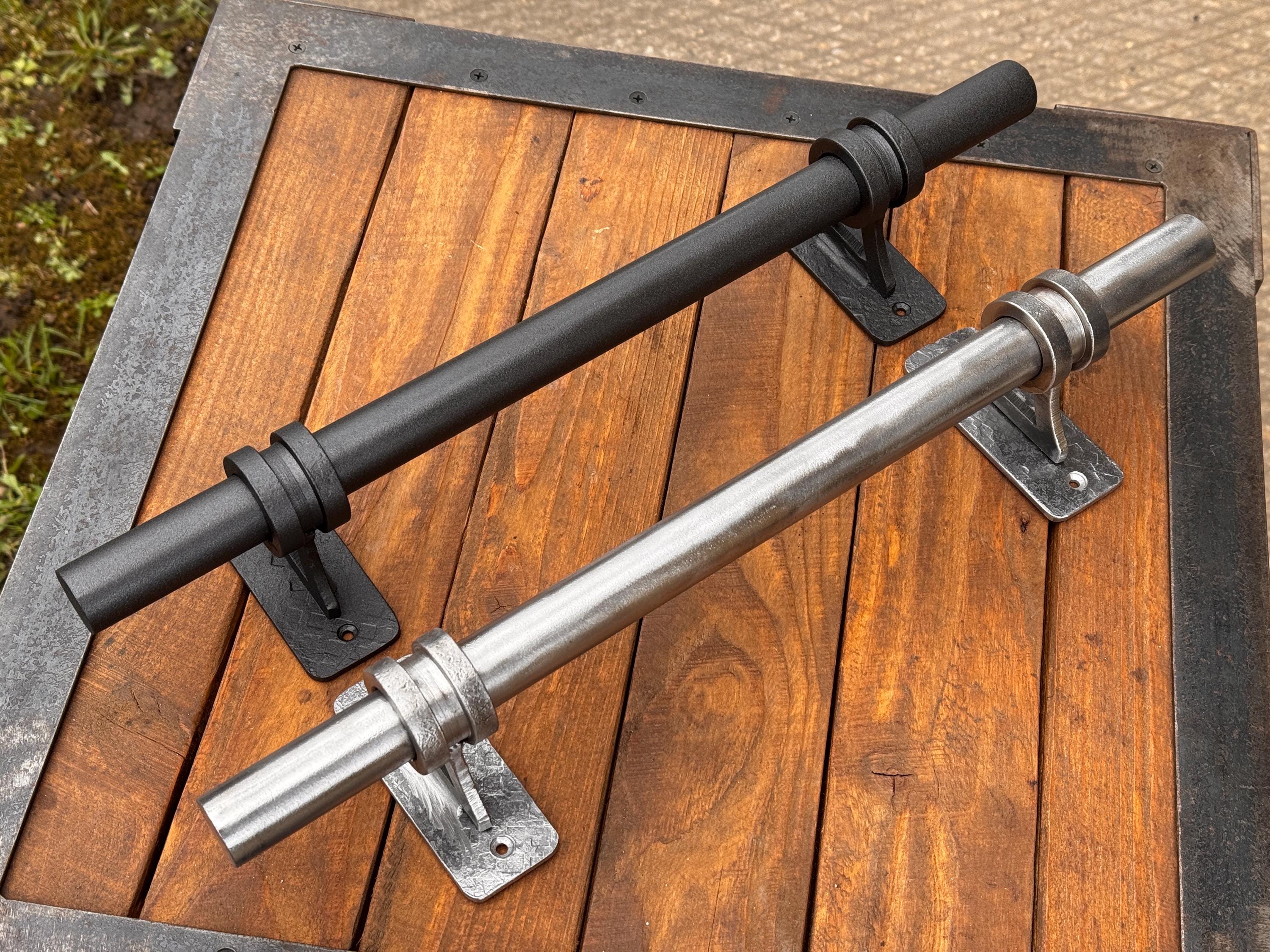 Massive Iron Door Handle. Barn Door Pulls. Rustic Door Handles. Twisted ...