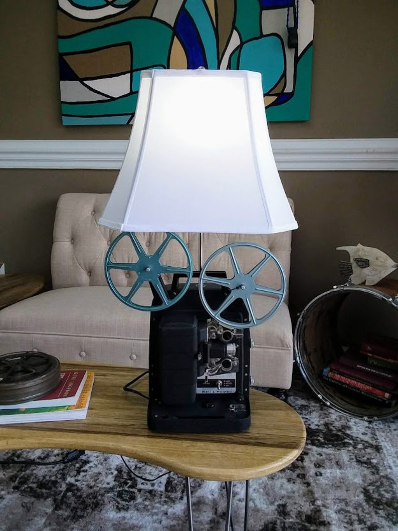 Film Projector Lamp With USB Ports | Etsy