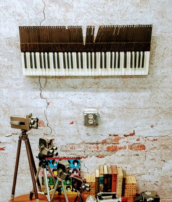 Piano Wall Art Piano Keys Art Musical Decor - Etsy