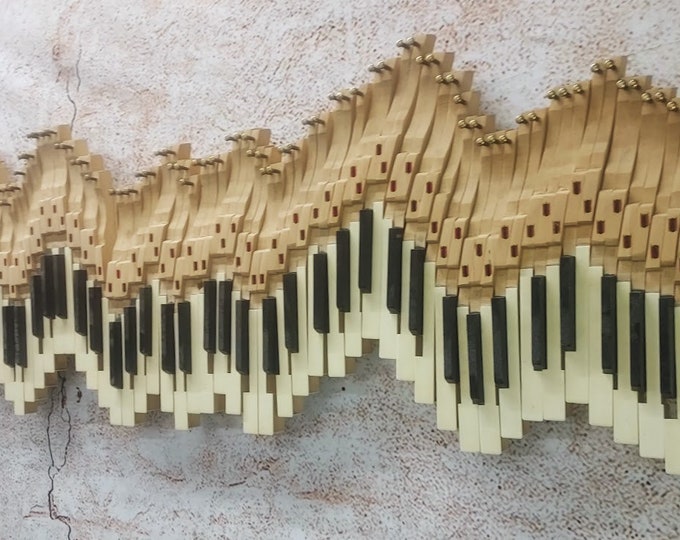 Piano Wall Art Piano Keys Art Musical Decor - Etsy