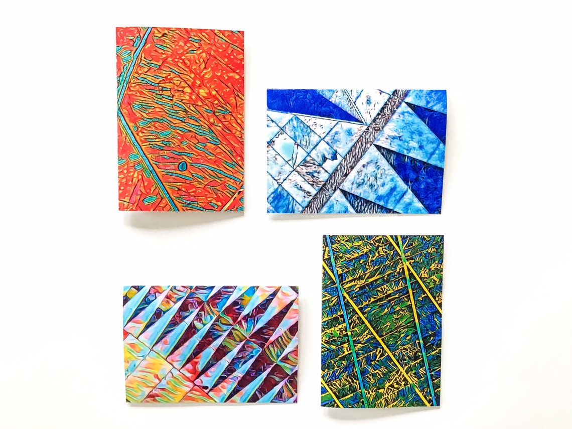 Abstract Photo Art Blank Note Card Set - Free Shipping - Etsy