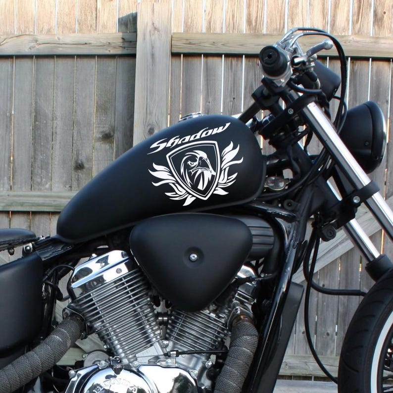 2x SHADOW VINYL Decals, Motorcycle, Helmet - Etsy