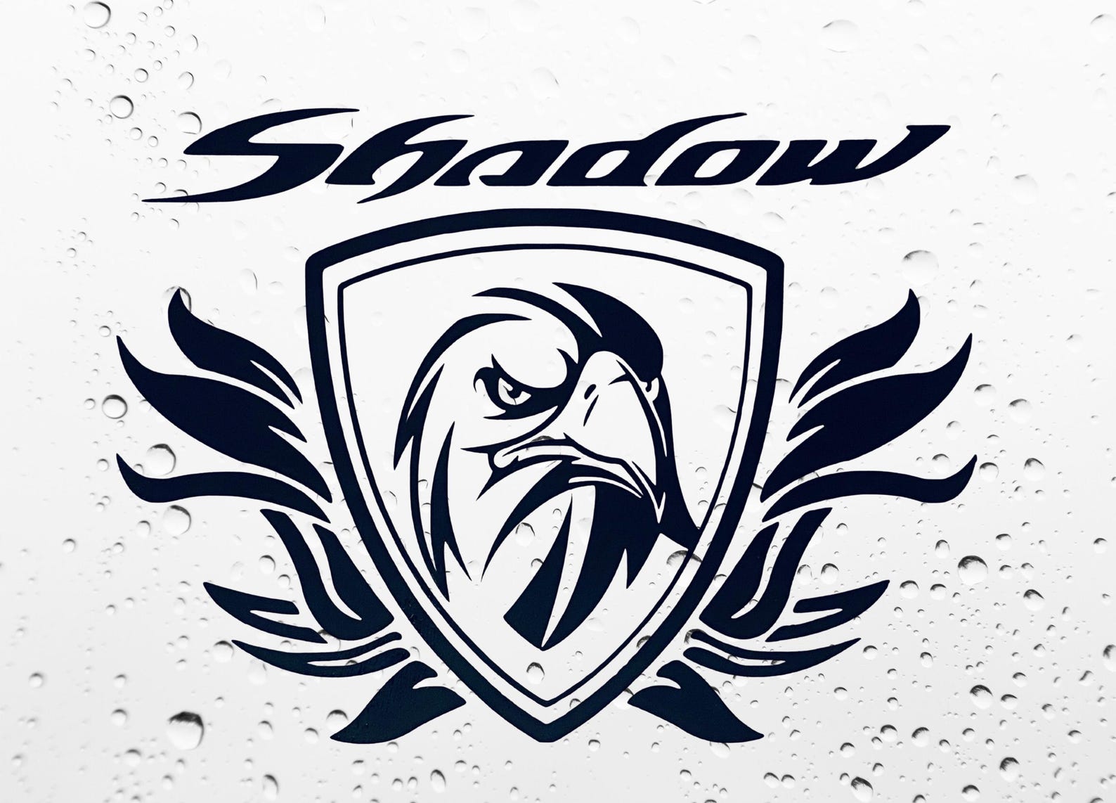 2x SHADOW VINYL Decals, Motorcycle, Helmet - Etsy