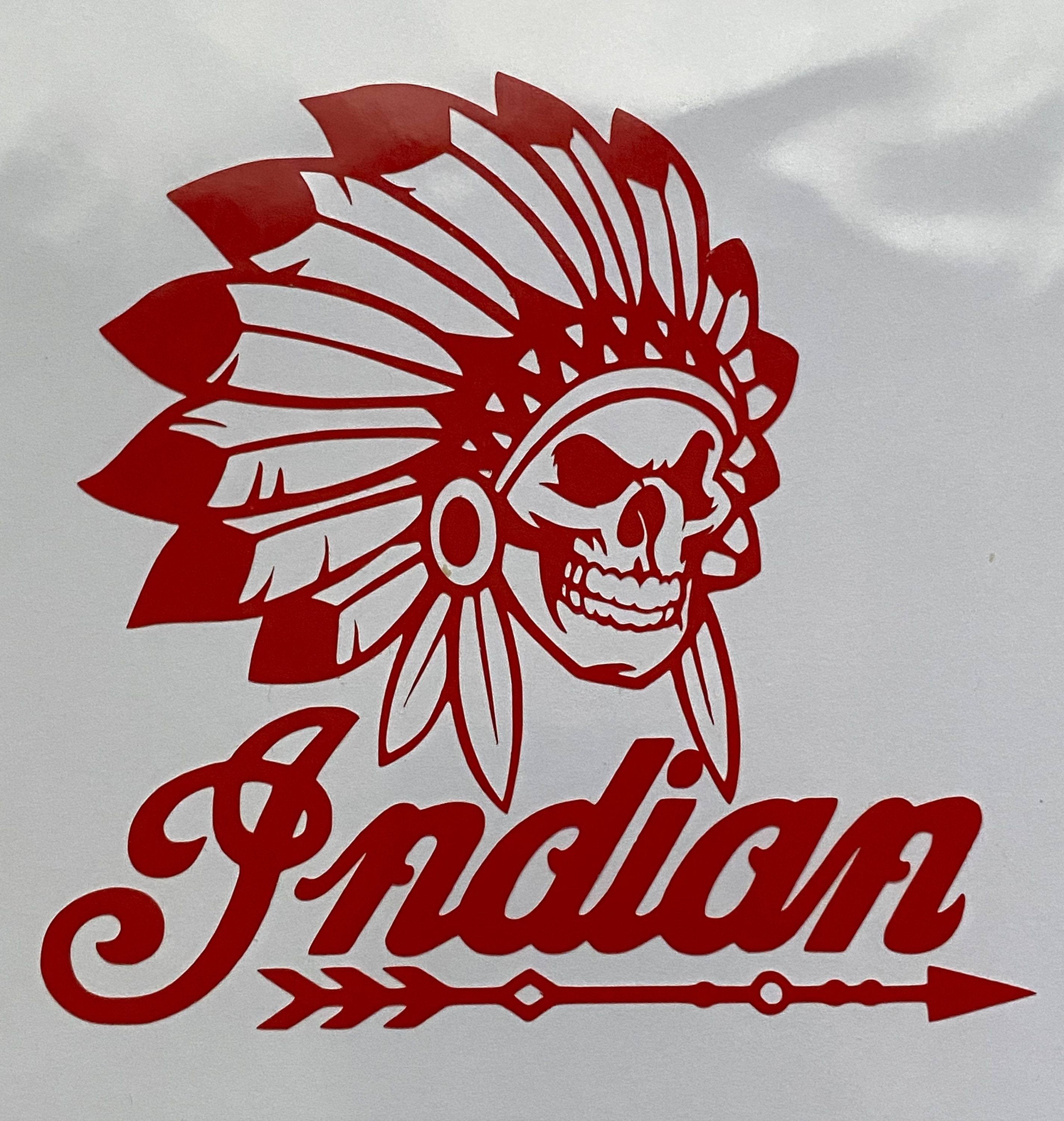 2x Indian Decal, VINYL, Motorcycle, Helmet - Etsy