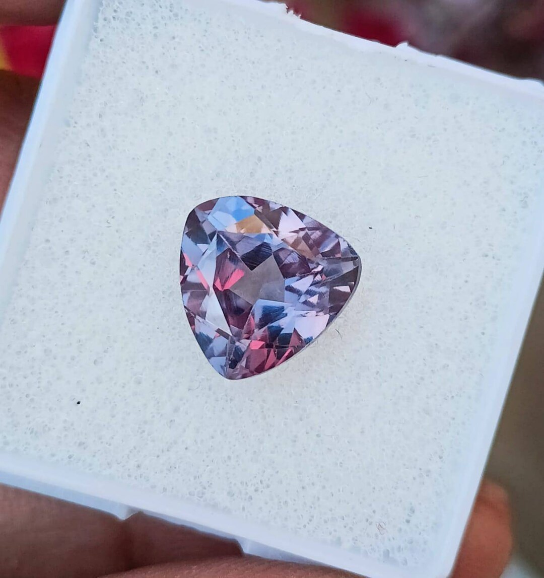 10mm Alexandrite June Birthstone Loose Stone, Alexandrite Trillion ...