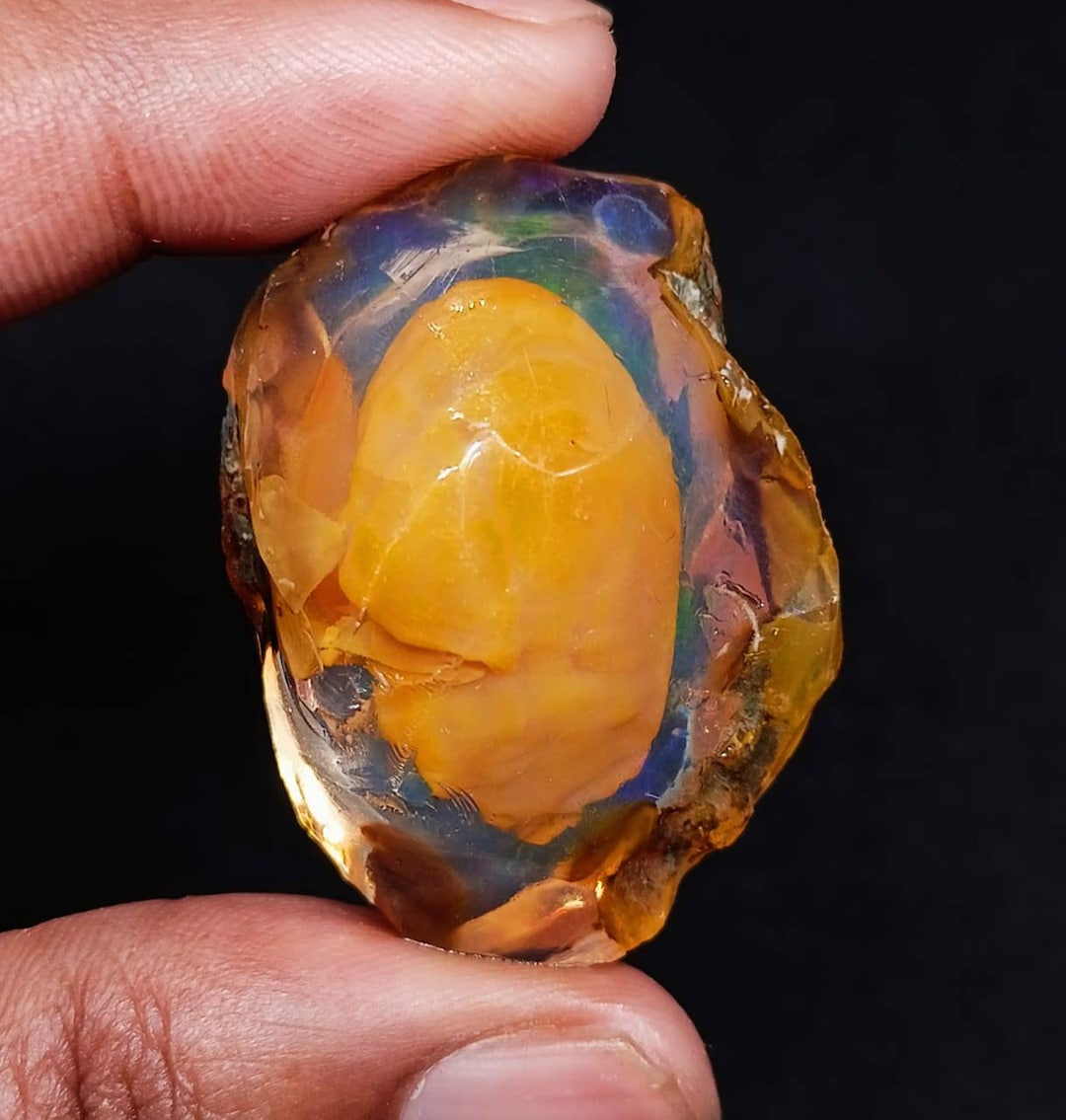 128 Ct Natural Ethiopian Opal Rough, Uncut Opal Big Loose Crystal Egg ...