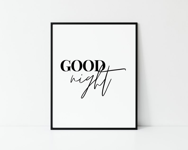 Good Night Bedroom Decor Boho Decor Boho Bedroom Bedroom | Etsy