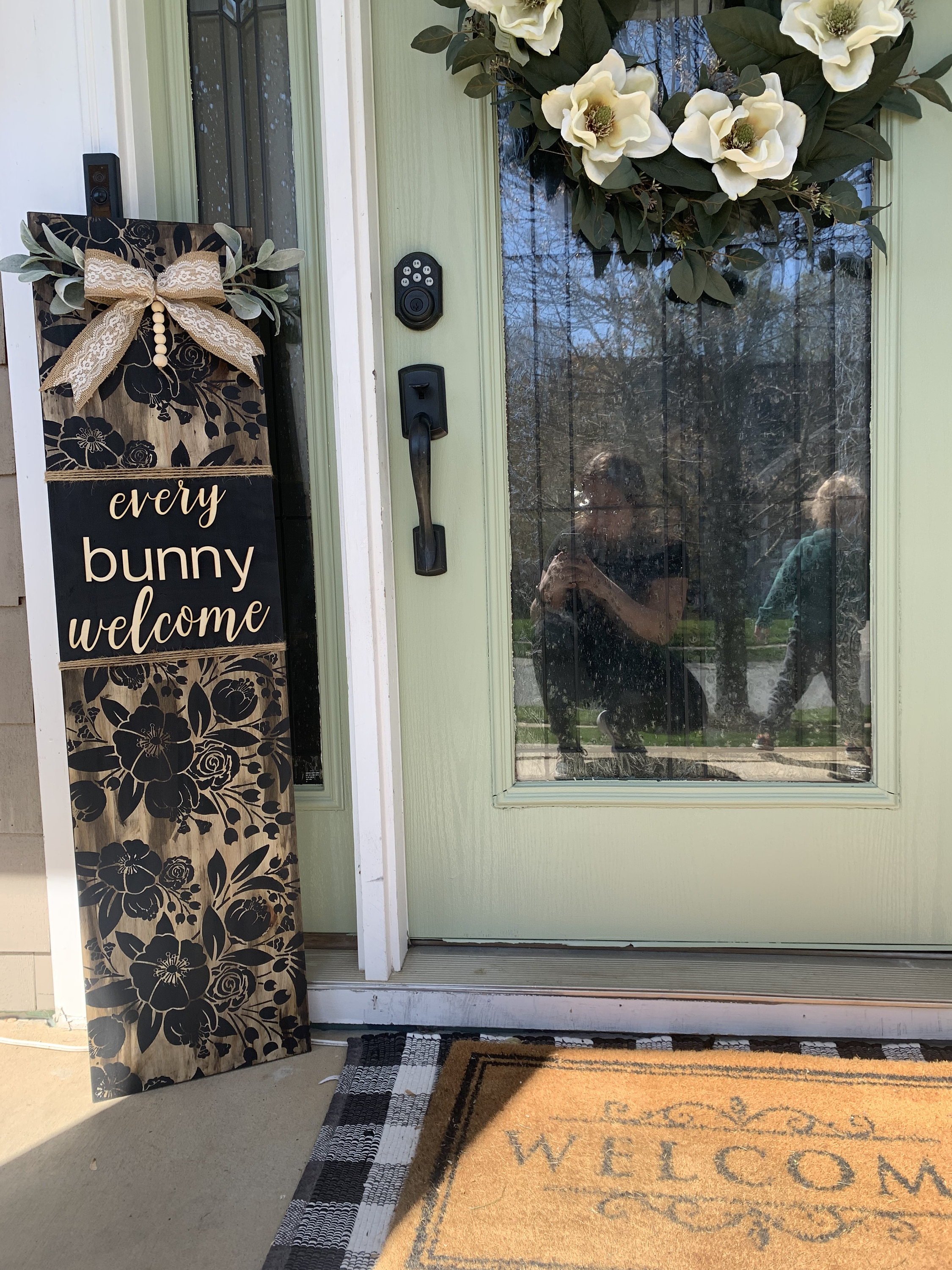 Spring Porch Leaner Farmhouse Porch Leaner Porch Leaner Every Bunny ...