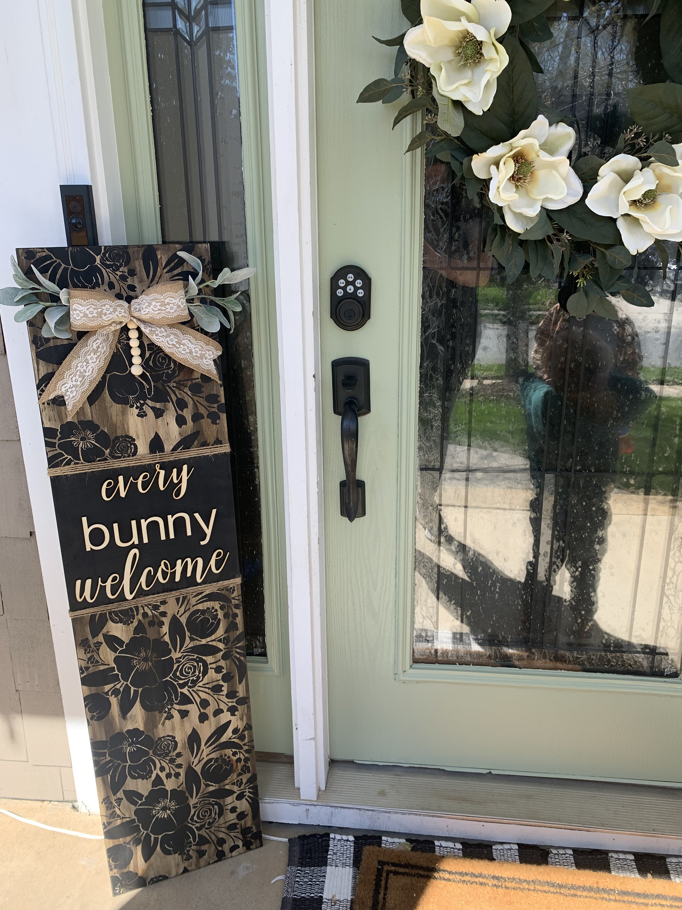 Spring Porch Leaner Farmhouse Porch Leaner Porch Leaner Every Bunny ...