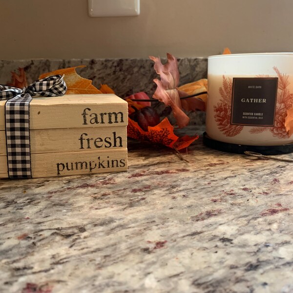 Fall Book Stacks - Etsy