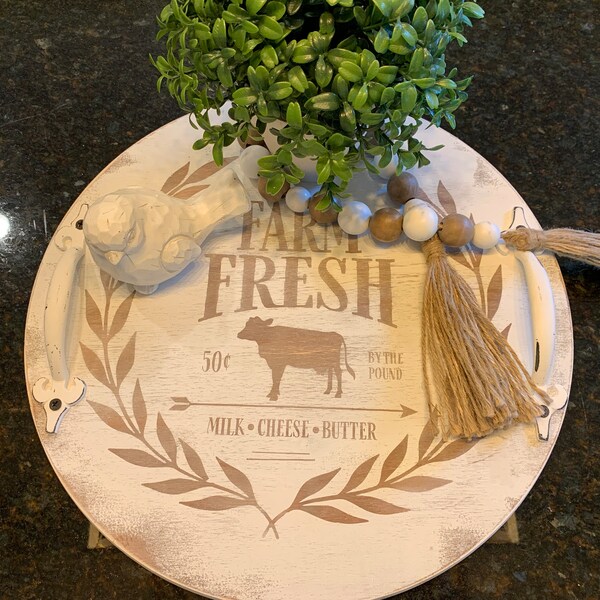 Farmhouse Tray - Etsy