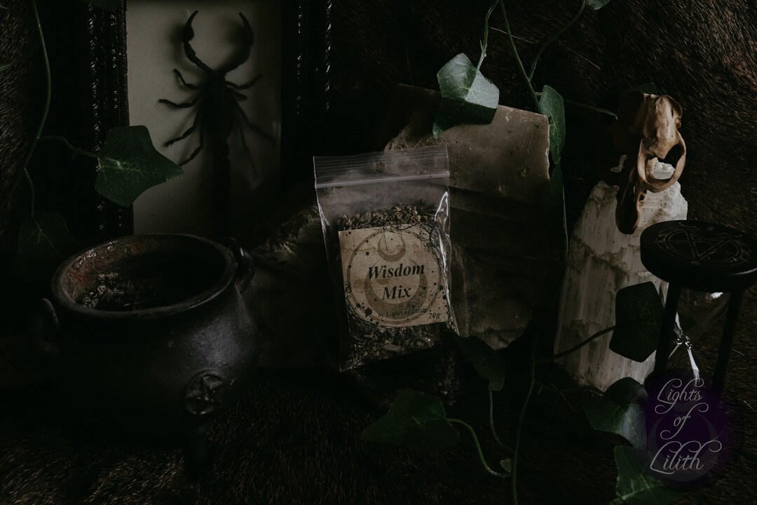 Wisdom Mix Magical Powders and Herbal Blends, Magic, Witchcraft, Voodoo ...