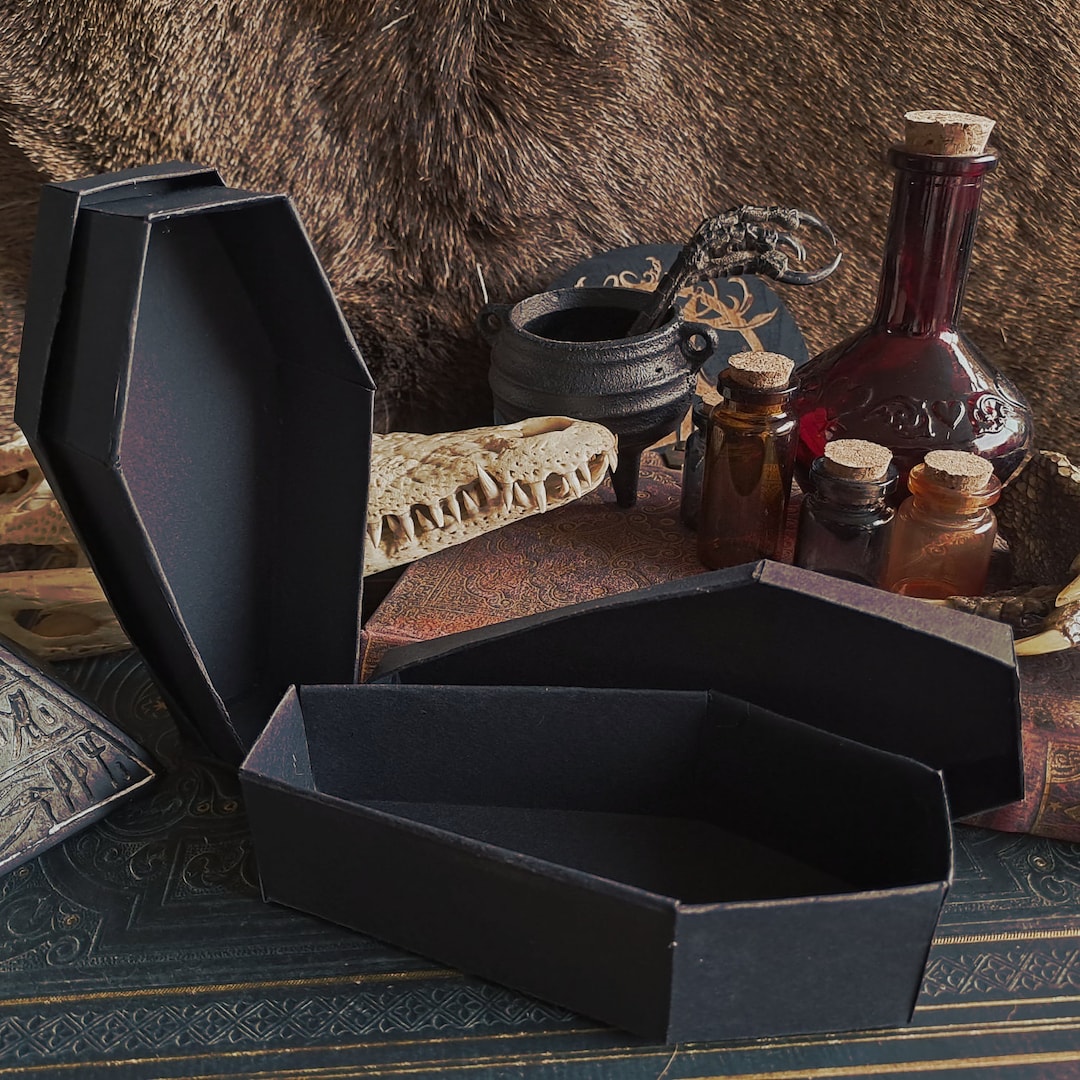 Coffin Box - Cardboard Boxes, Curses, Protection, Witchcraft, Magic ...