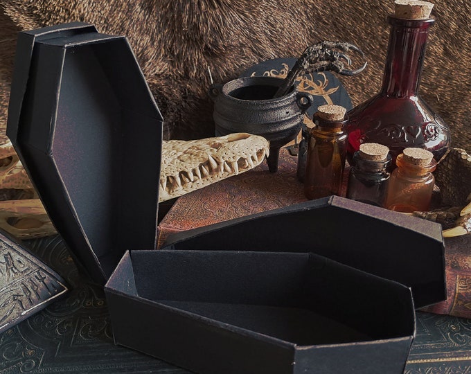 Coffin Box - Cardboard Boxes, Curses, Protection, Witchcraft, Magic ...
