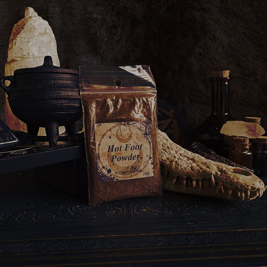 Hot Foot Powder Magical Powders and Herbal Blends, Magic, Witchcraft ...