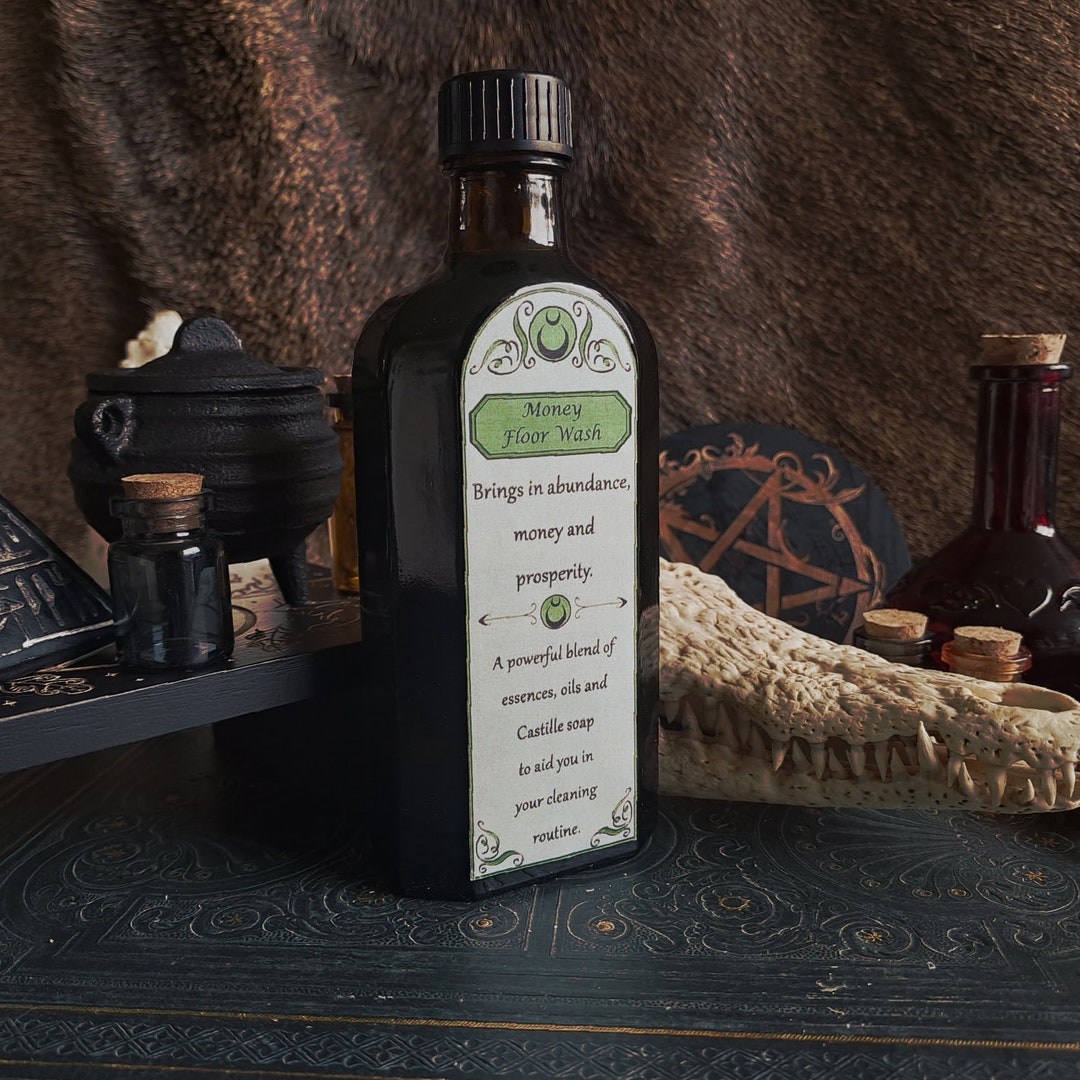 Money Floor Wash - Magical Cleaner, Money, Witchcraft, Cleaning, Magic ...