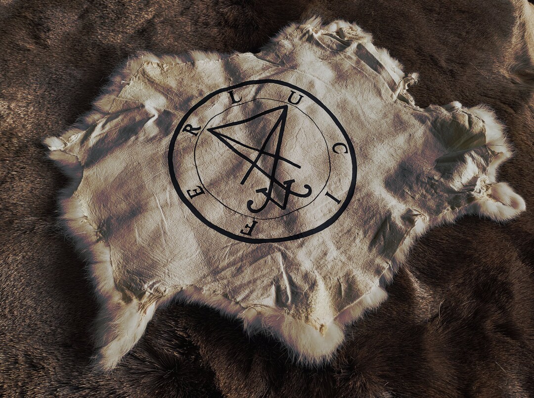 Lucifer Rabbit Skin - Altar, Sacrificial Cloth, Ritual, Witchcraft ...