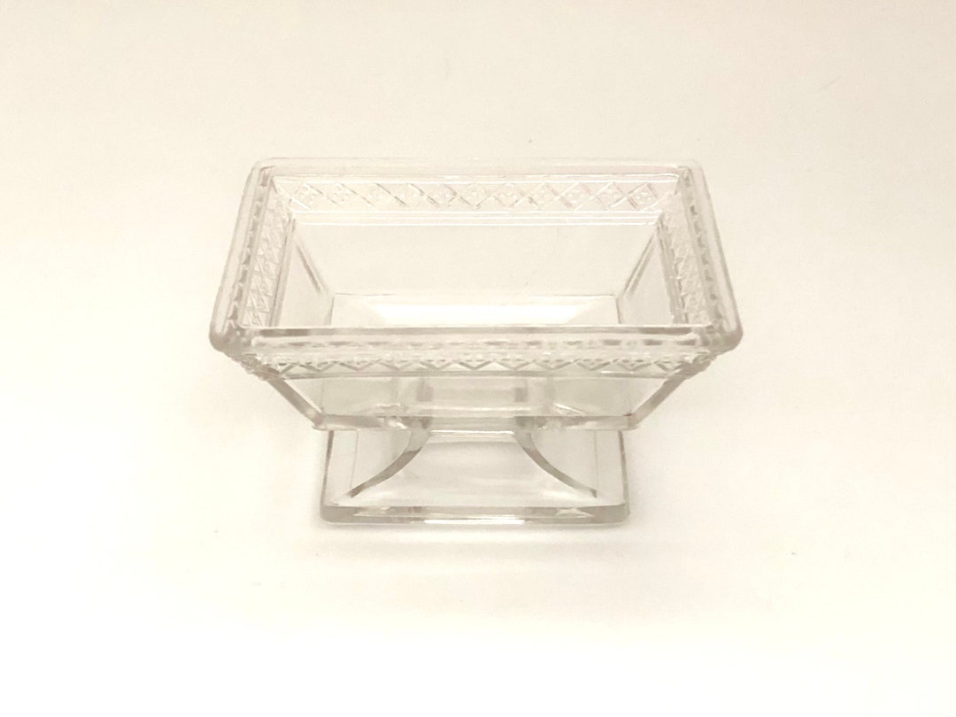 Antique EAPG Spirea Band Master Salt Cellar, 1885 Clear Glass - Etsy