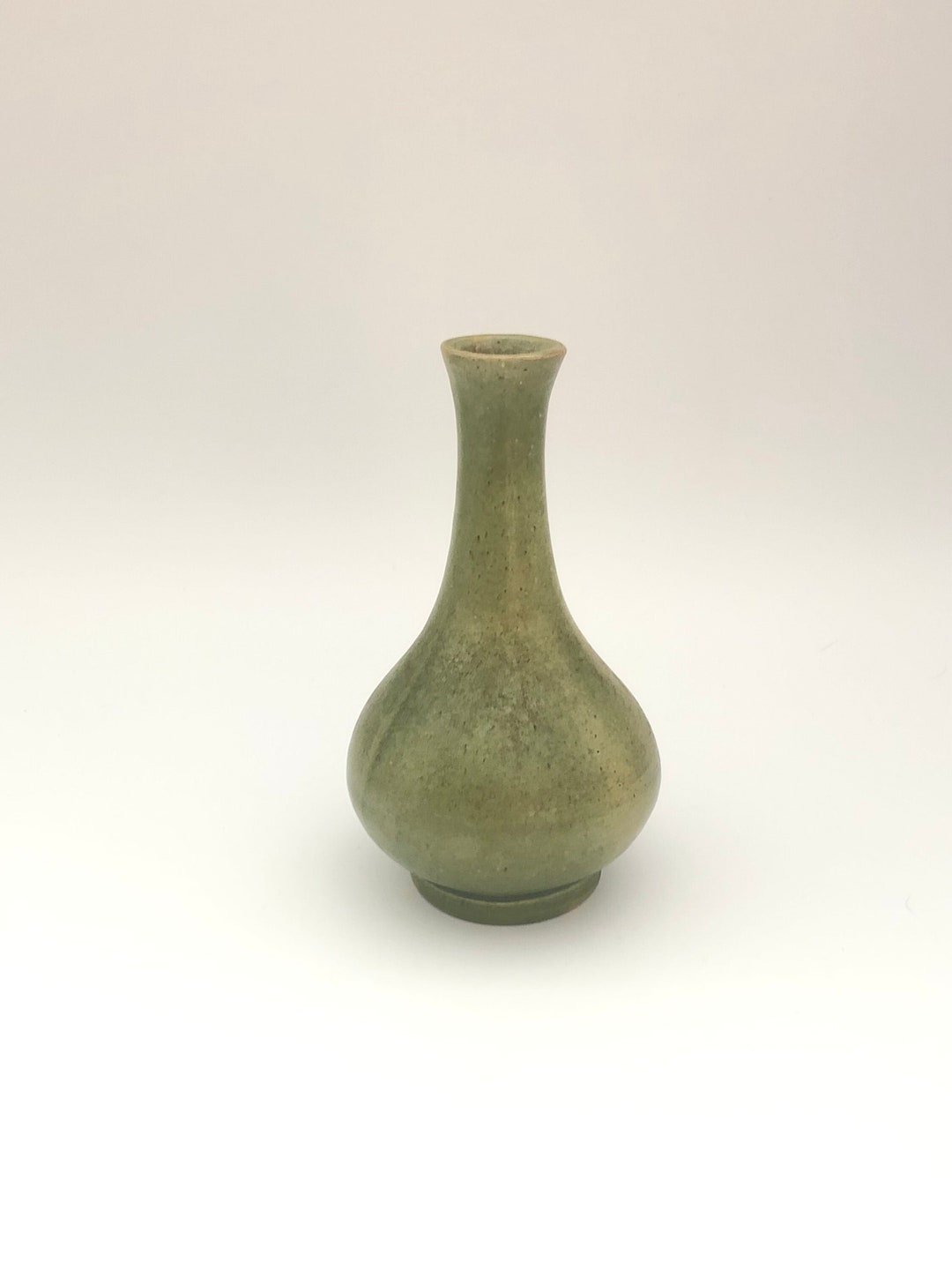 John Kovacs Mountainside Art Pottery Vase: Green Matte Earthenware - Etsy