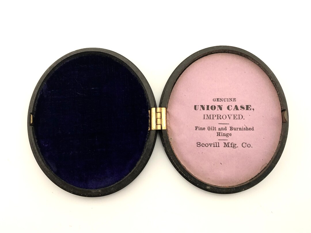 Antique Oval Shaped Genuine Union Case by Scovill Manufacturing Co ...