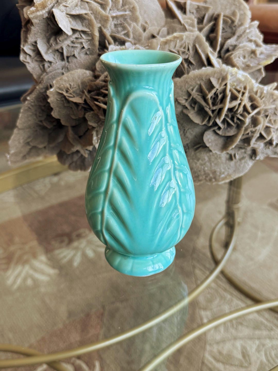 1936 Stangl Leaf Design Bud Vase #2069 - Etsy
