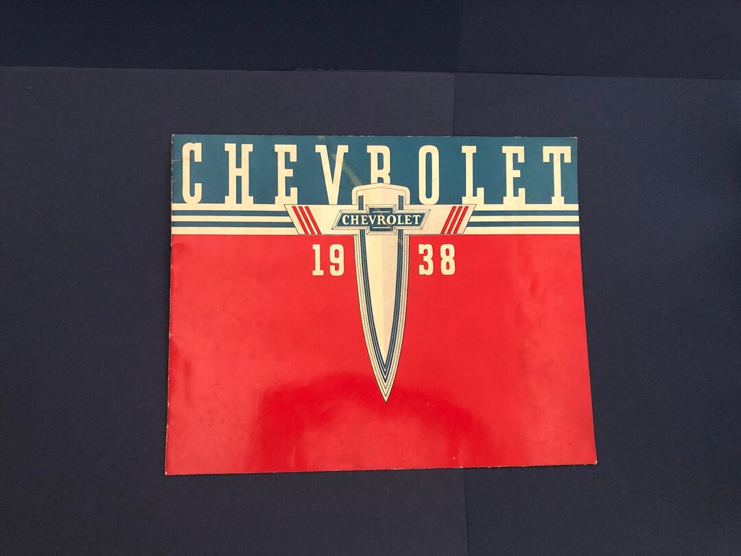 1938 Chevrolet Classic Car Catalog for Master De Luxe and - Etsy